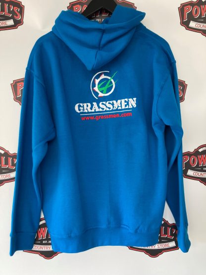 Grassmen Adults Hoodie Blue – CC Powell Ltd