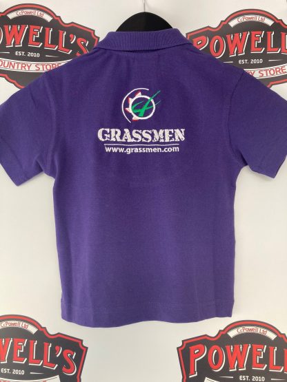 Grassmen Kids Polo Shirt Purple – CC Powell Ltd